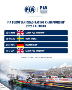 2026 FIA European Drag Racing Championship calendar approved ...